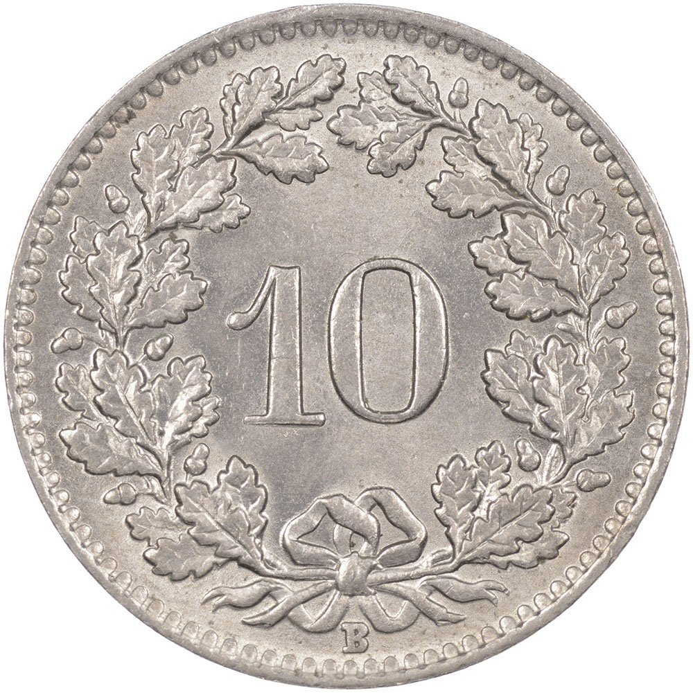10 Rappen, 1951, unz/stgl | Marcel Häberling Numismatik