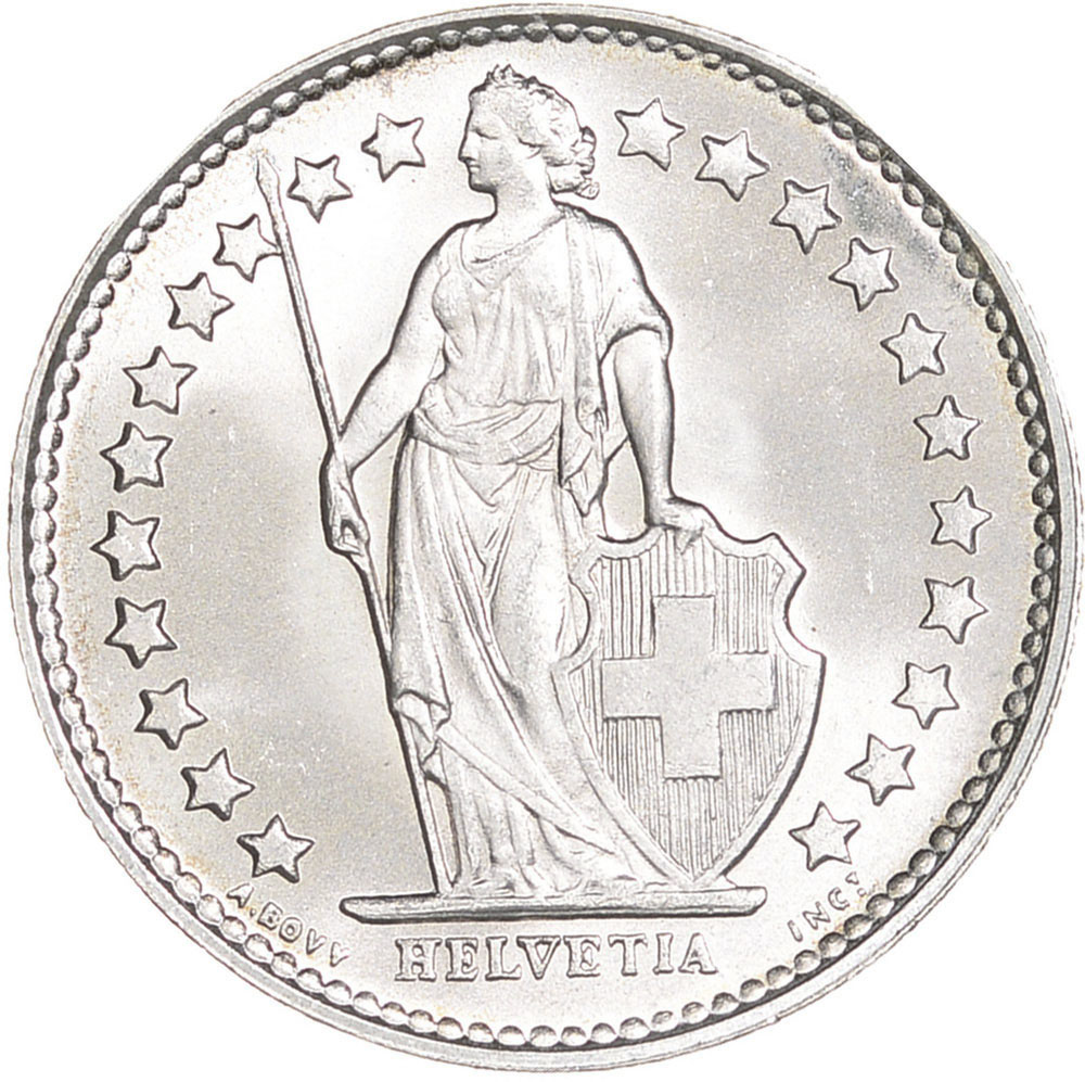 50 Rappen, 1946, Stempelglanz | Marcel Häberling Numismatik