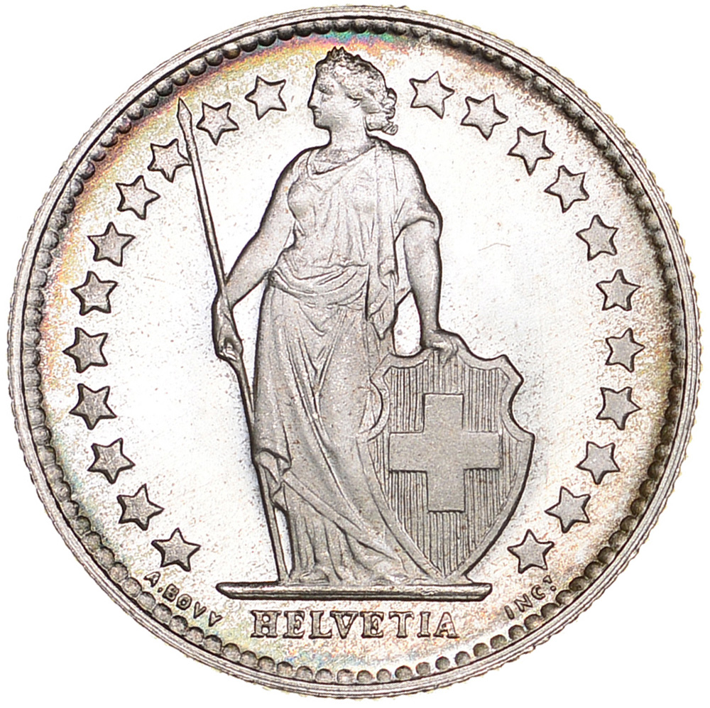 50 Rappen, 1946, Erstabschlag | Marcel Häberling Numismatik