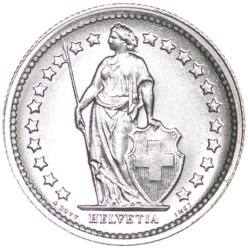 50 Rappen, 1966, Stempelglanz | Marcel Häberling Numismatik